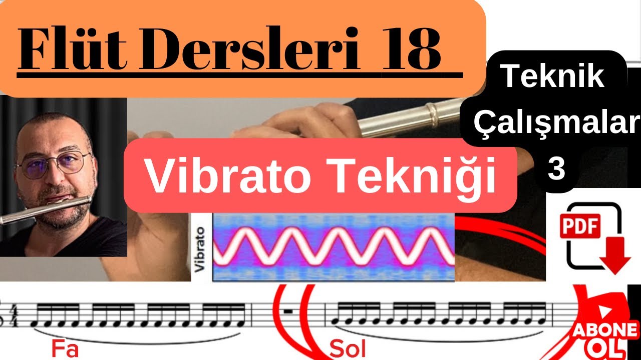 Yan Flüt #flute Dersi #18 #vibrato #vibration #tone #teknik #egzersiz # ...