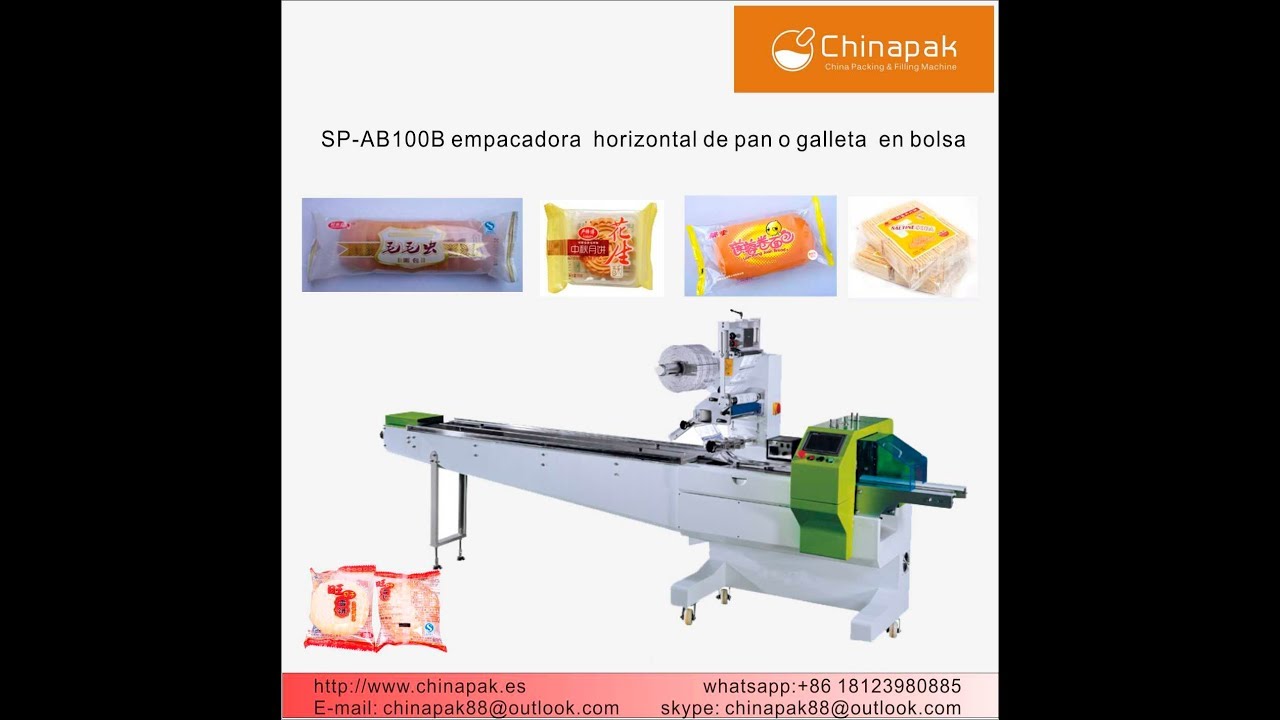 Empacadora Horizontal Flow Pack - YouTube