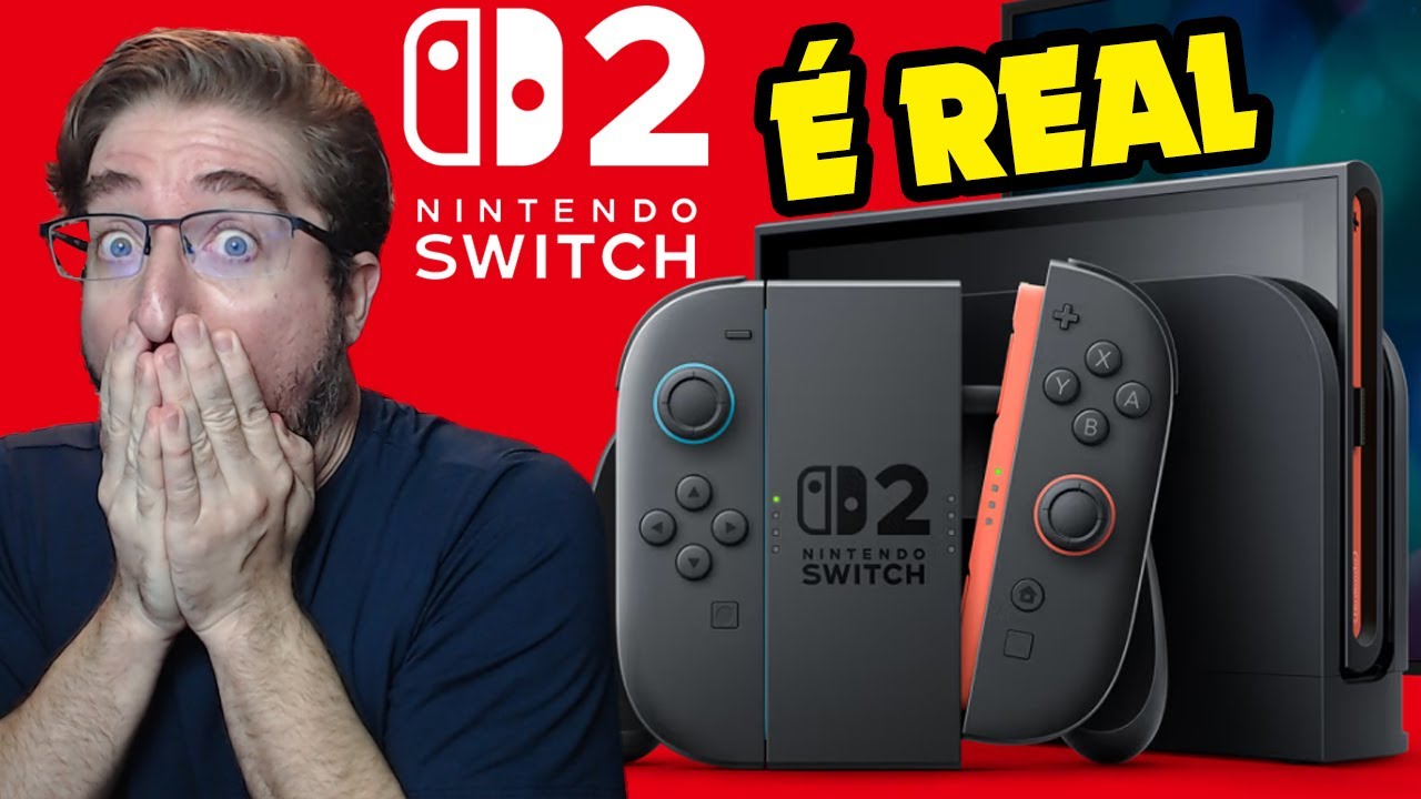 NINTENDO SWITCH 2 É REAL - Nintendo anuncia o console oficialmente ...