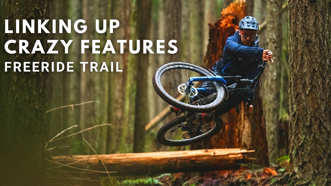 Riding my new Freeride bike down a crazy trail | Top to Bottom! - YouTube