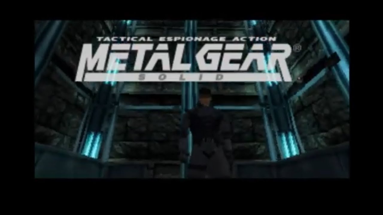 Metal Gear Solid PS1 1998 2005 David Hayter Solid Snake Walkthrough ...