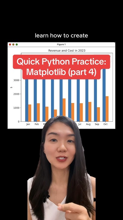 Part 4 Quick Python Practice Use Matplotlib To Visualize Data Python Coding Programming