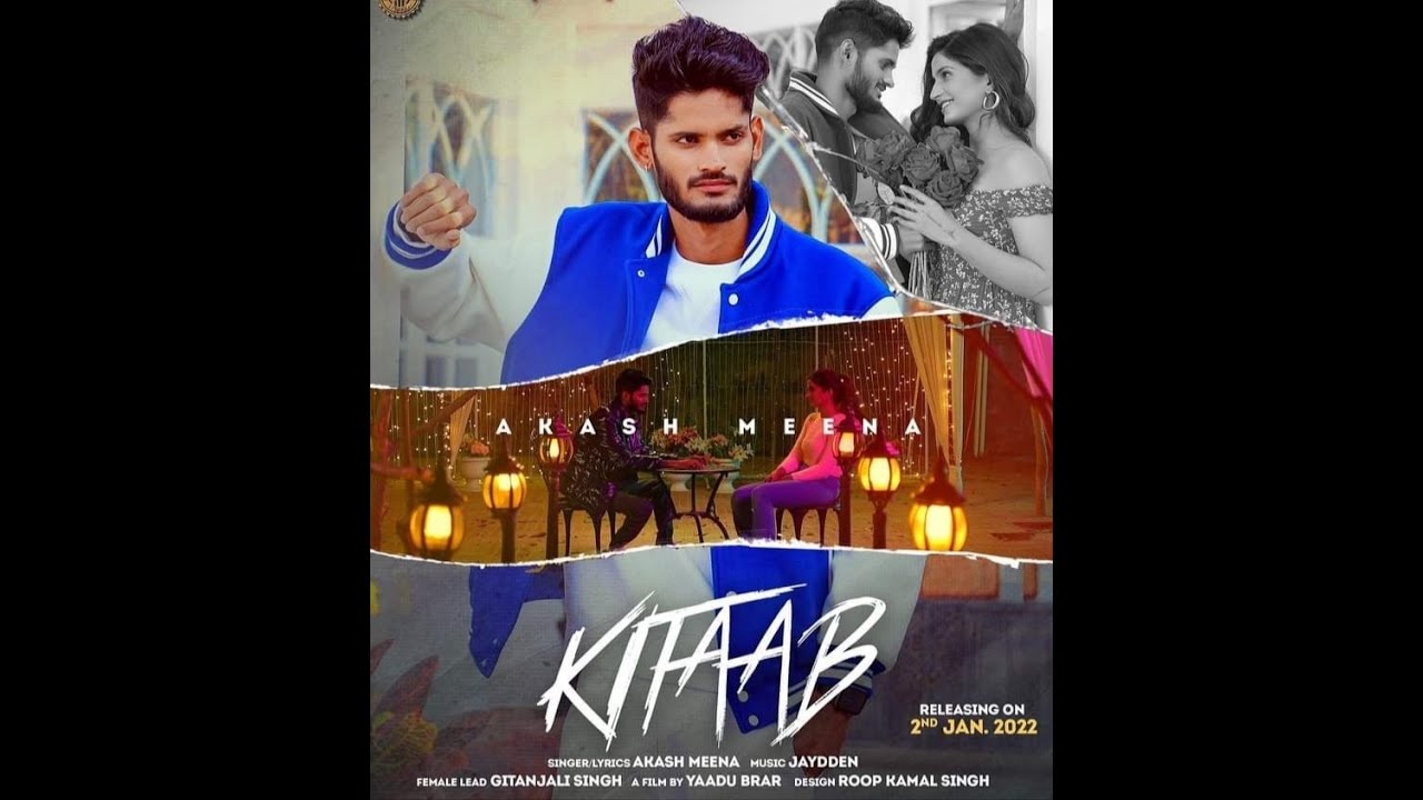 KITAAB AKASH MEENA Official Video Jaydden Gitanjali Singh New Punjabi ...