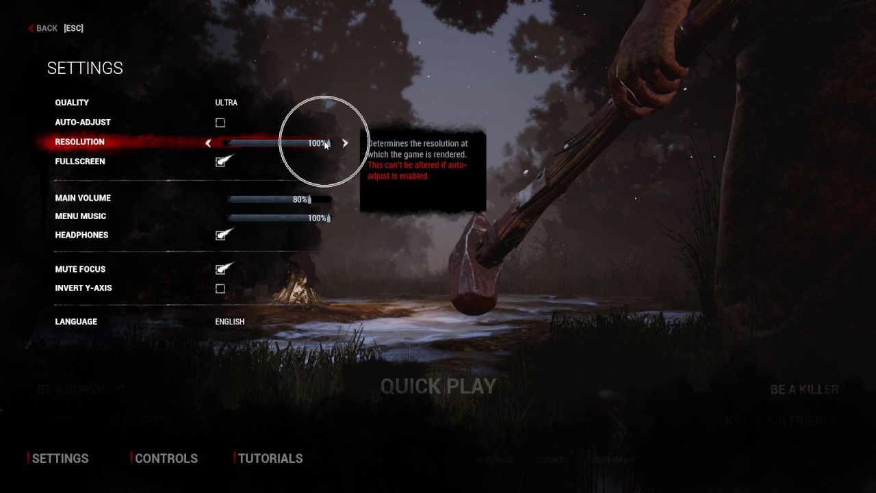 How to Change Resolution In Dead by Daylight - YouTube