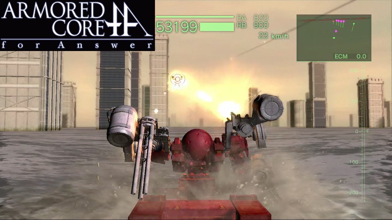 Full Gatling Tank with the highest ballistic defense in Armored Core ...