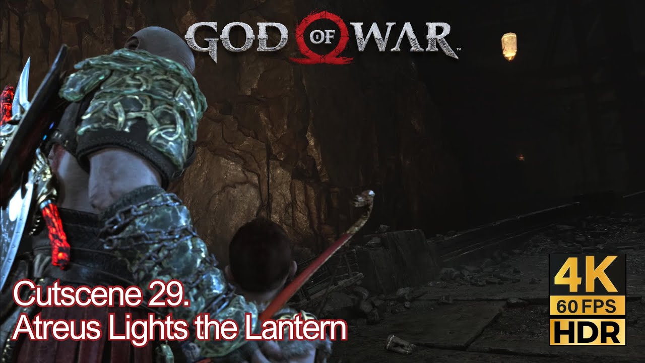 Atreus Lights the Lantern Cutscene 29. God of War (2018) - YouTube