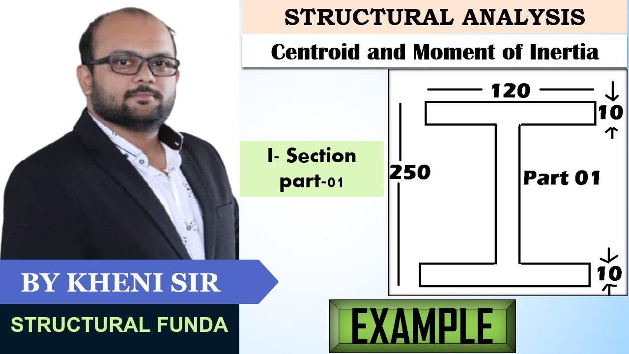I SECTION | PART 01 | MOMENT OF INERTIA | SYMMETRICAL SECTION | FLANGE ...