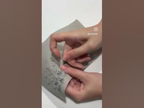 Простая вышивка на манжетах, которую легко повторить! Показываю свой ...