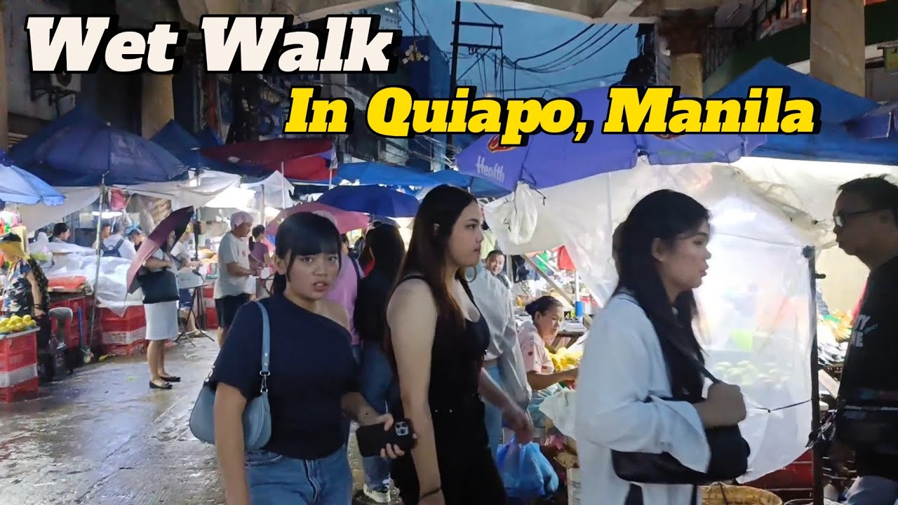 Rainy Walk in Quiapo, Manila - YouTube