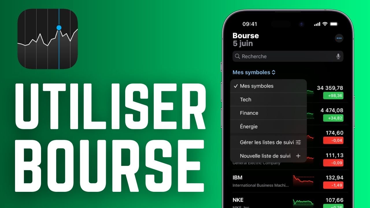 Comment Utiliser Bourse Apple ( FACILE ) - YouTube