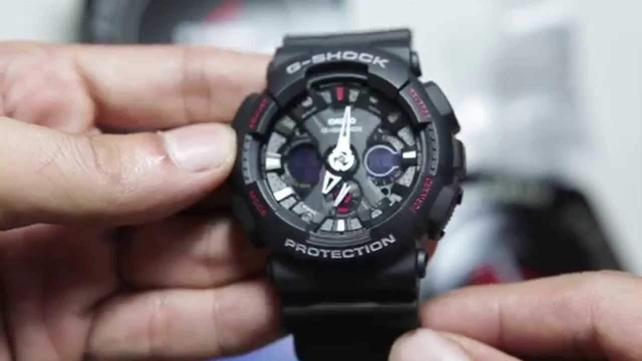 Casio G-shock GA-120-1 - YouTube