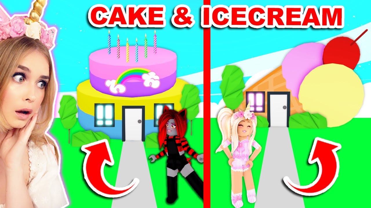 *NEW* CAKE And ICECREAM Food Build Challenge In Adopt Me! (Roblox ...