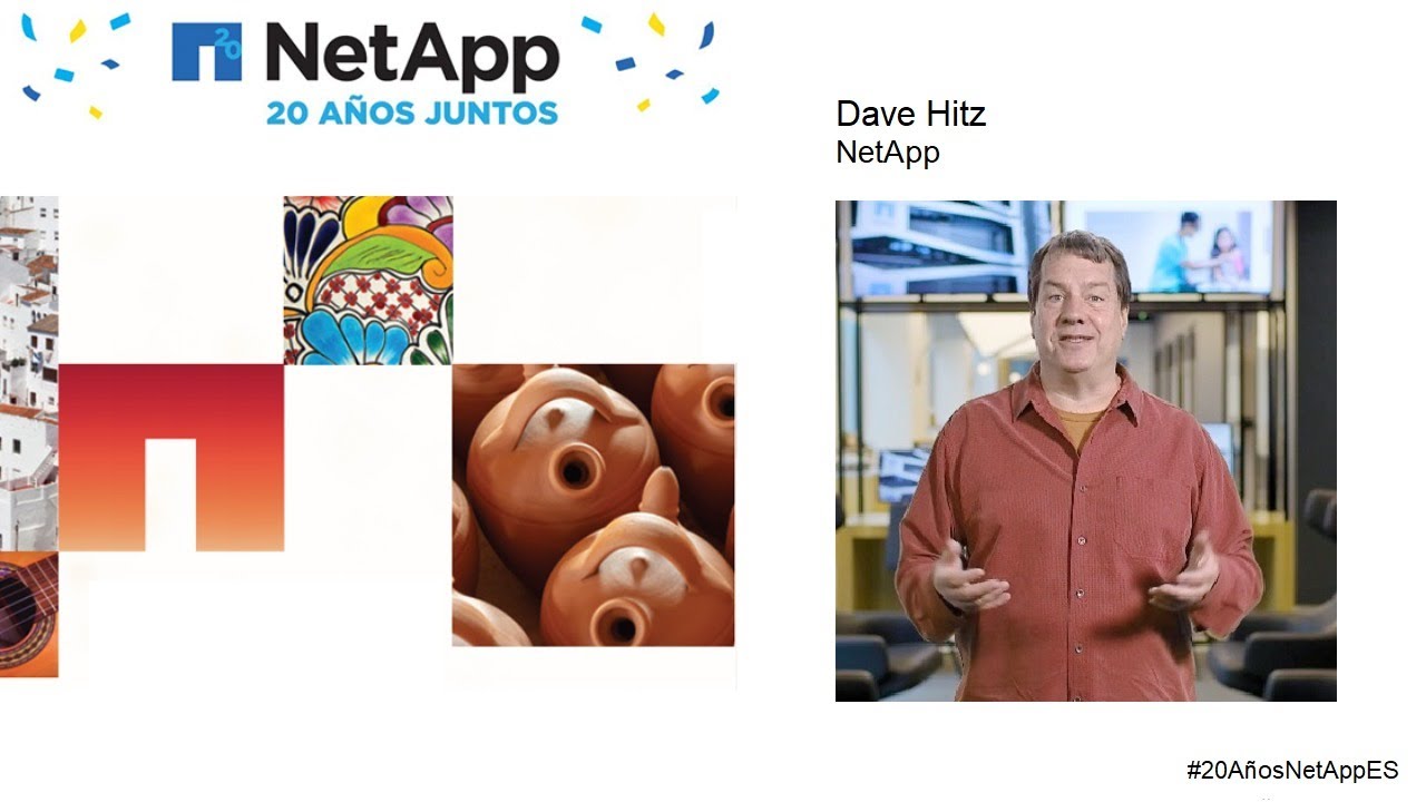 Dave Hitz felicita a NetApp España por su 20 aniversario - YouTube