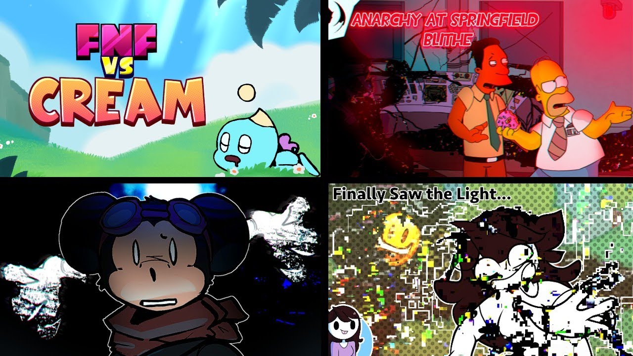 FNF Vs Mods Compilation V6 - All Songs | Vs Cream, Carl, Goofy ...