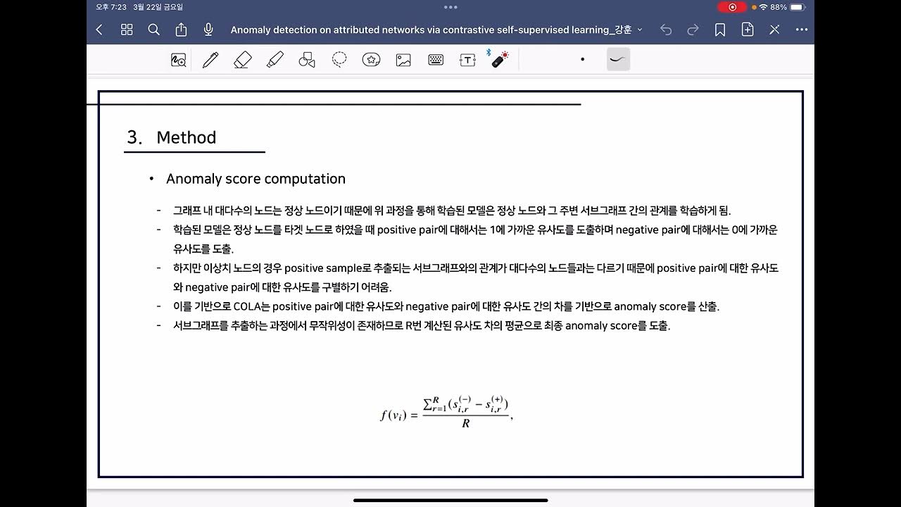 [DS Interface] Anomaly detection on attributed networks via contrastive self-supvervised ...