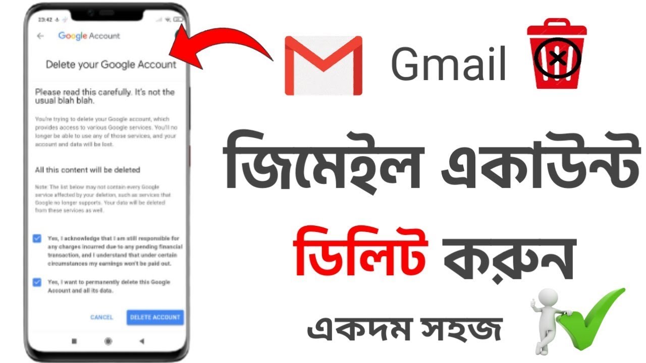 How To Delete Gmail Account Permanently 2022 | Delete Gmail Account 2022 | Tech Ripon 360 - YouTube