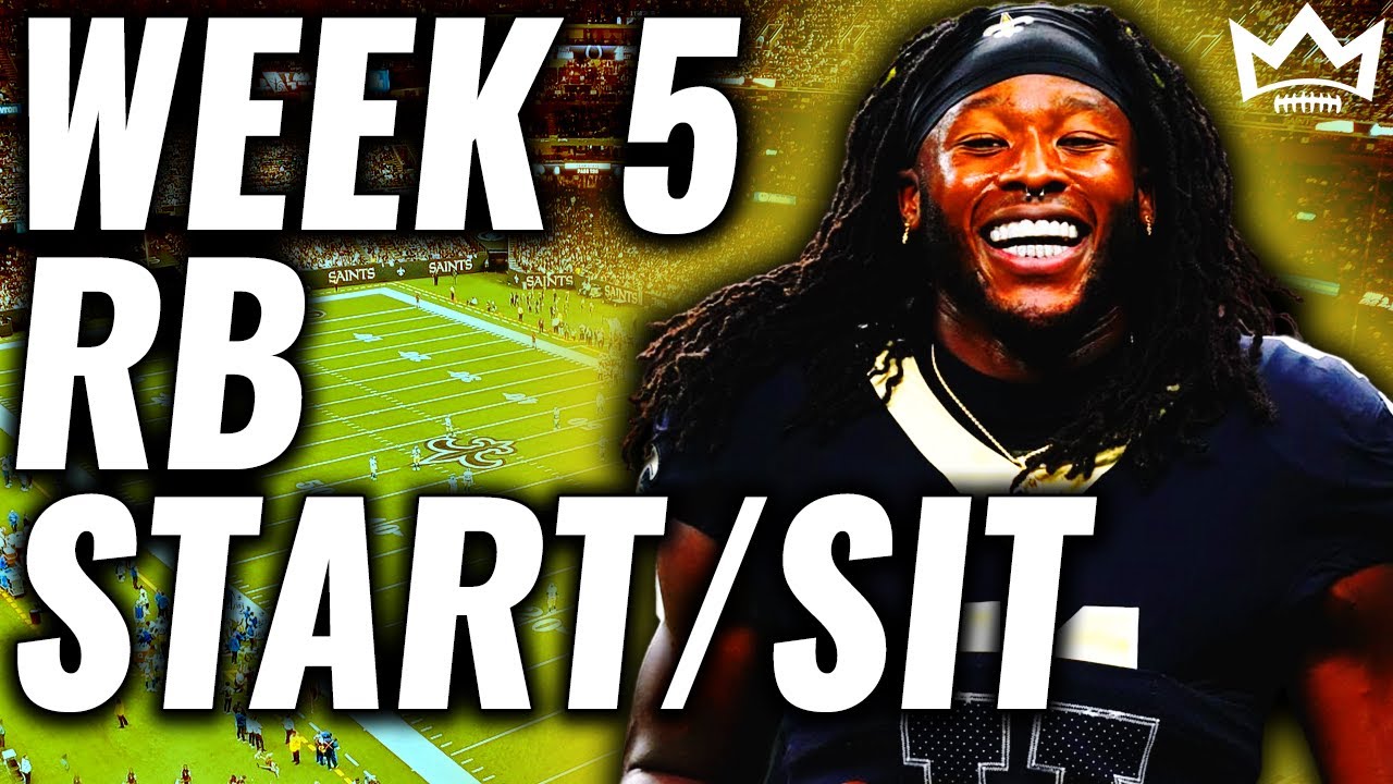 Running Backs You MUST START & SIT in Week 5 (Every Matchup) | Fantasy ...