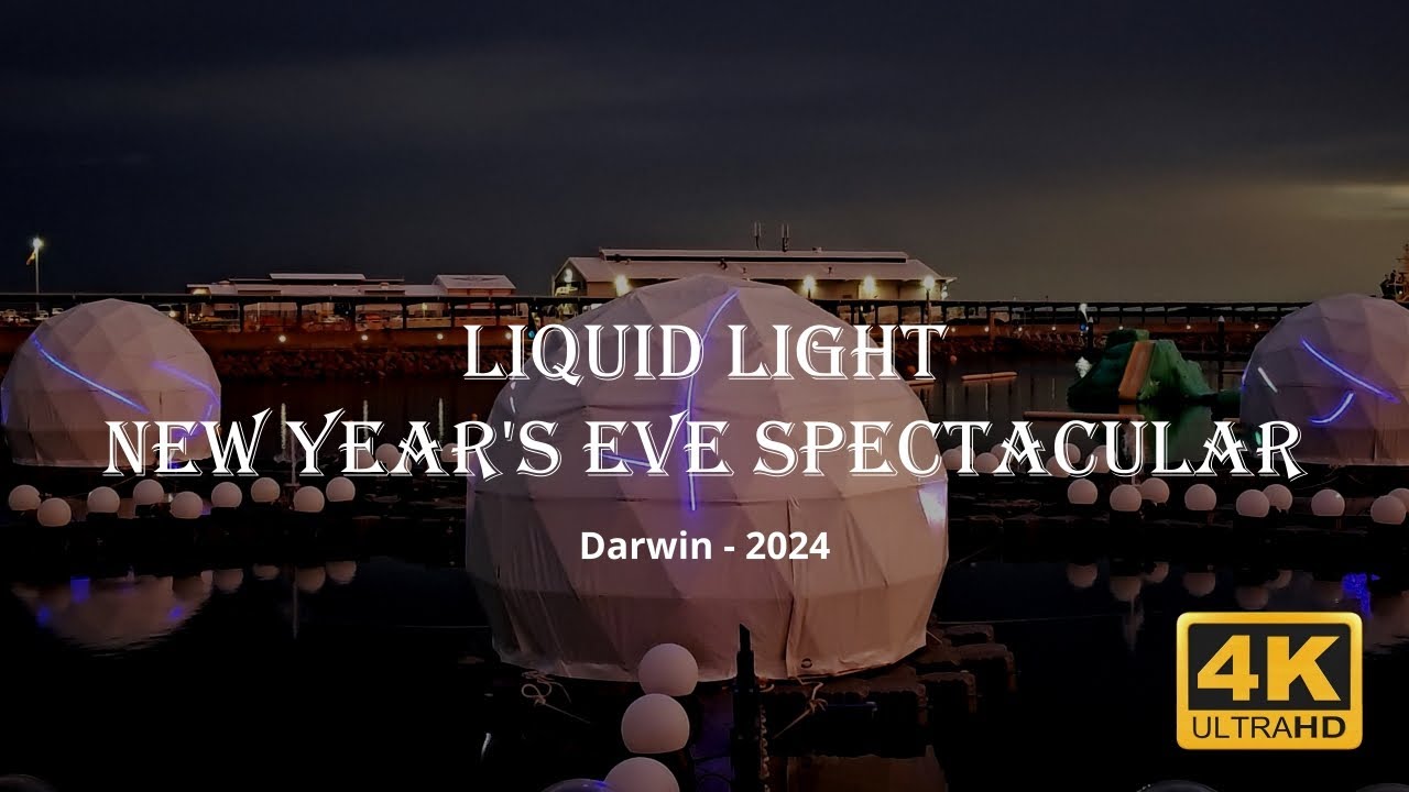 Liquid Lights New Year's Eve Spectacular - Darwin 2024 - YouTube