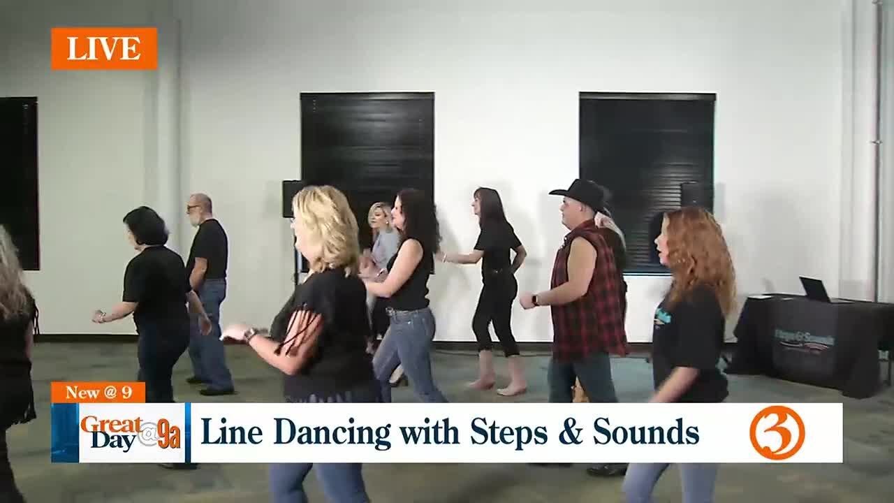 Line dancing with Steps & Sounds - YouTube