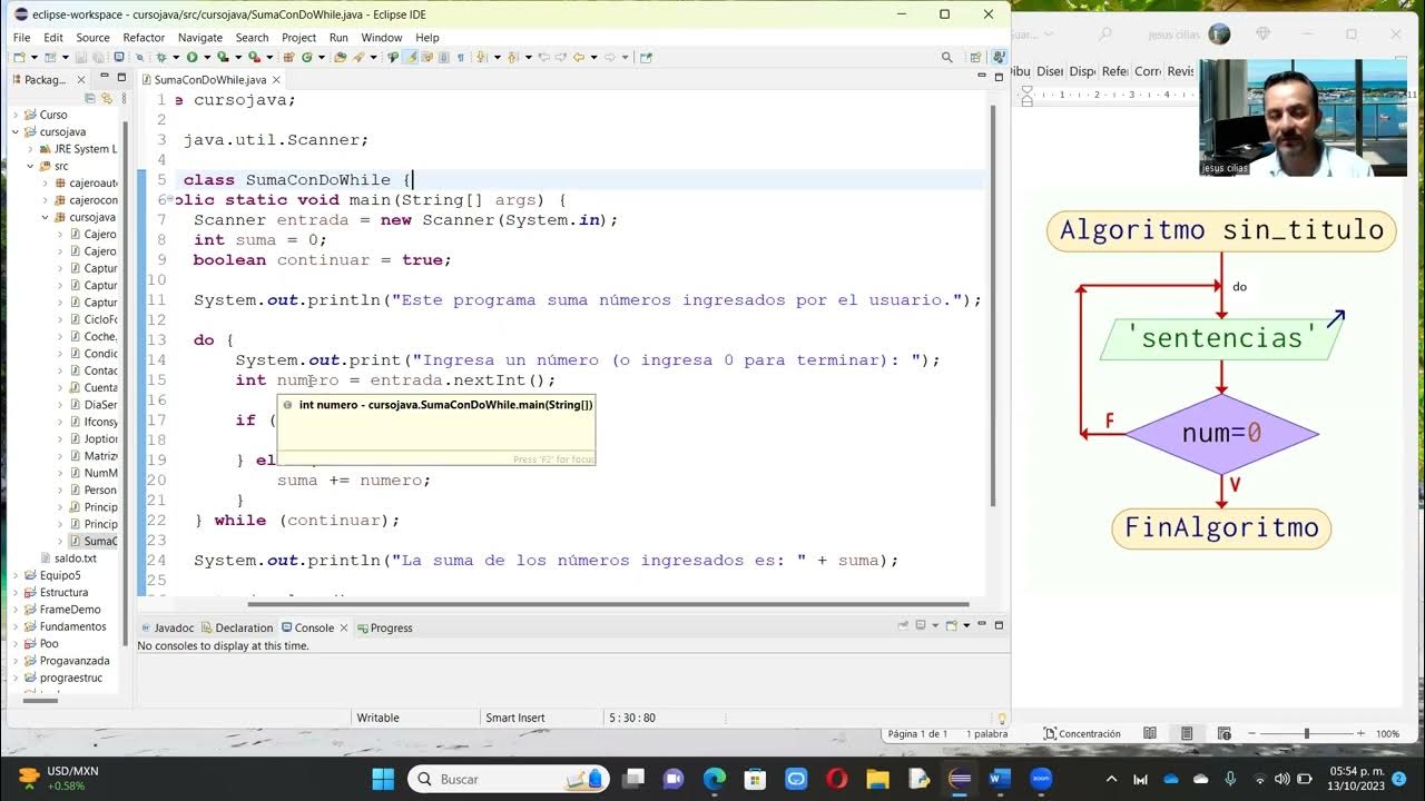 Video 8 Estructura de control: ciclo do while en java - YouTube