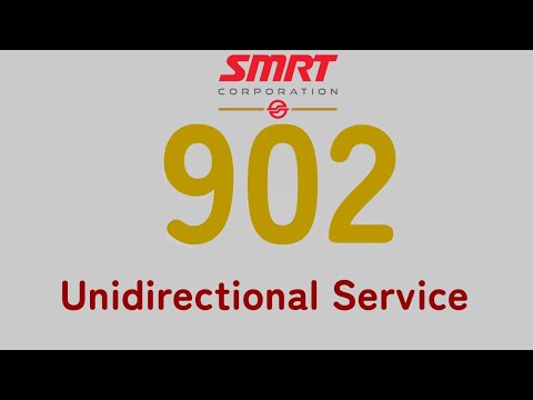 SMRT Buses Feeder Bus Service 902 | Route Visual/Hyperlapse - YouTube