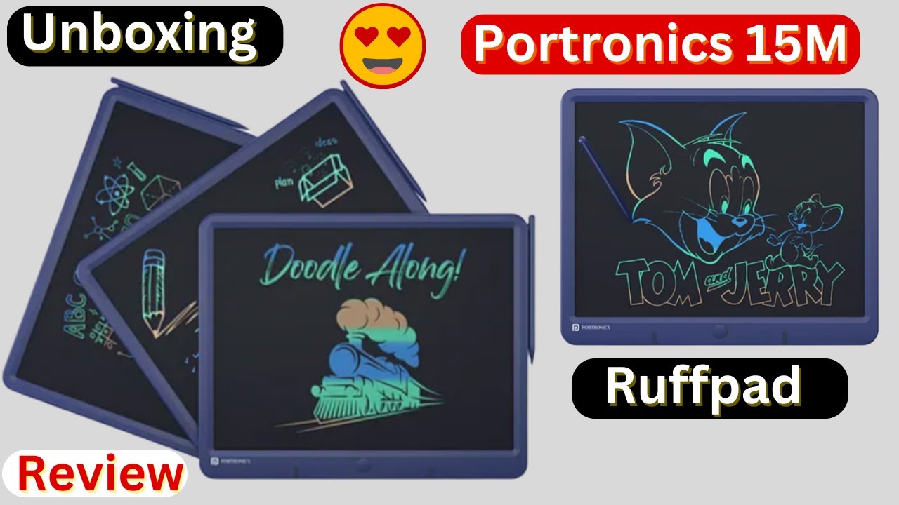PORTRONICS RUFFPAD 15M | Unboxing and First Impression | Best Rough ...