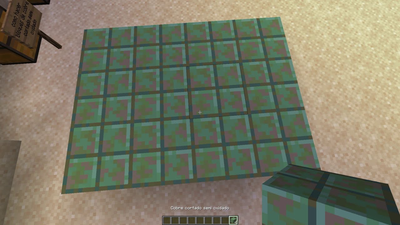 Minecraft 1.17 | Como HACER BLOQUES DE COBRE CORTADO SEMI OXIDADO - YouTube
