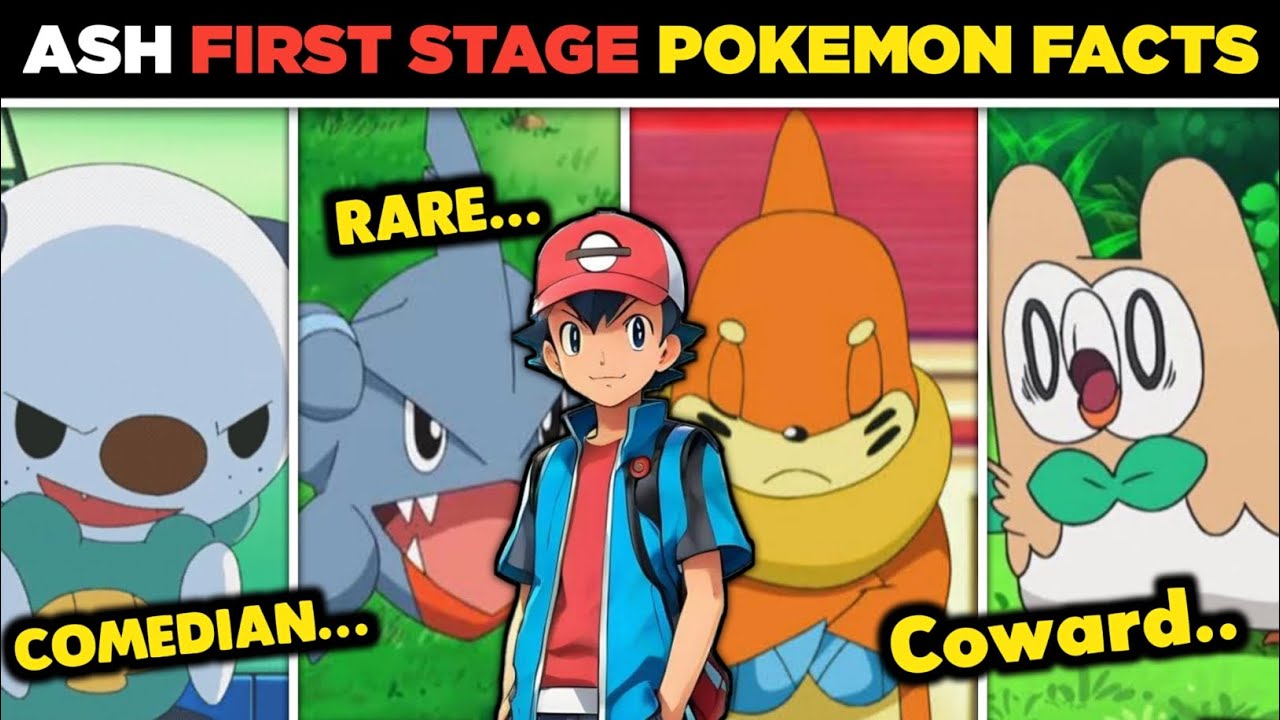 Ash All First Stage Pokemons Facts 🤯 // Ash's Unevolved Pokemon Facts ...