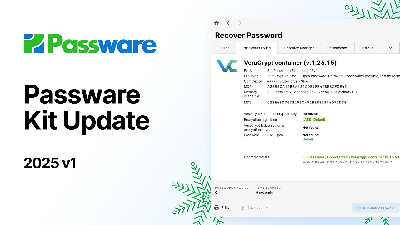 What's New in Passware Kit 2025 v1 - YouTube