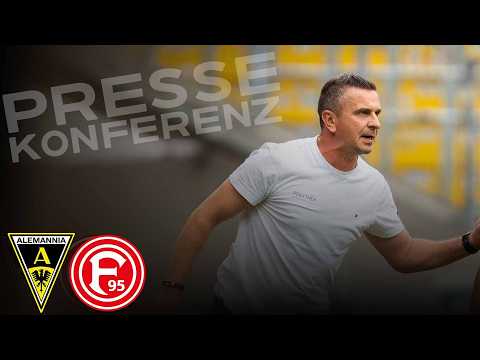 Pressekonferenz vor Alemannia Aachen - Fortuna Düsseldorf