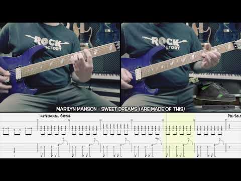 MARILYN MANSON - Sweet Dreams (Are made of this) [GUITAR COVER + TAB]
