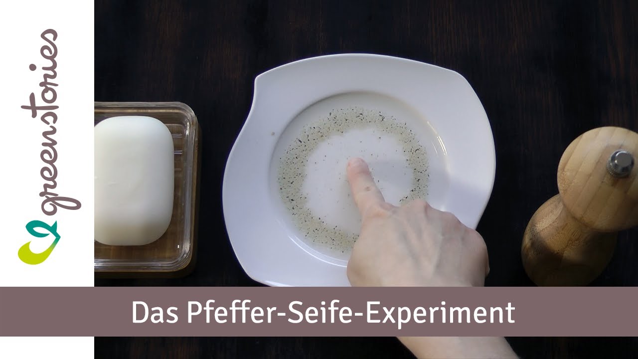 Richtig Hände waschen | "Pfeffer-Experiment" - YouTube
