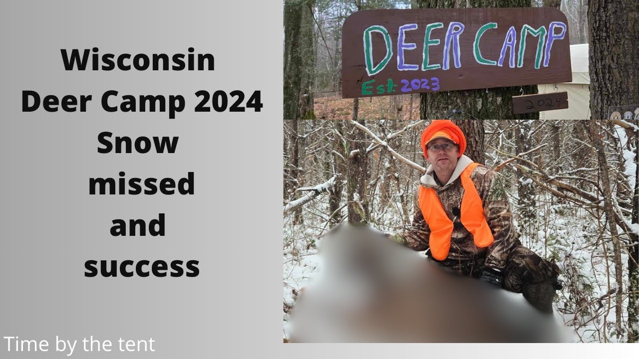 #northwoods of #Wisconsin Deer camp 2024 party of one, missed, success ...