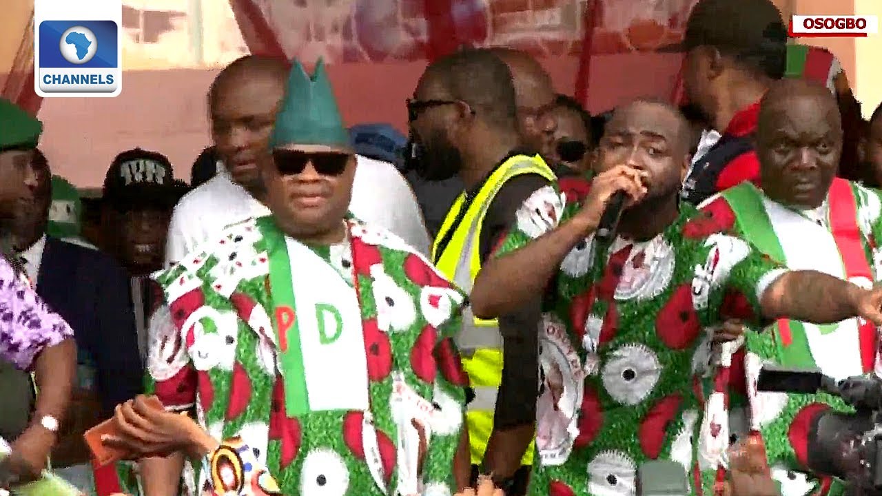 Davido Thrills PDP Supporters At Mega Rally In Osogbo - YouTube