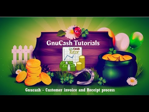 Gnucash Customer Invoice and Receipt process - YouTube