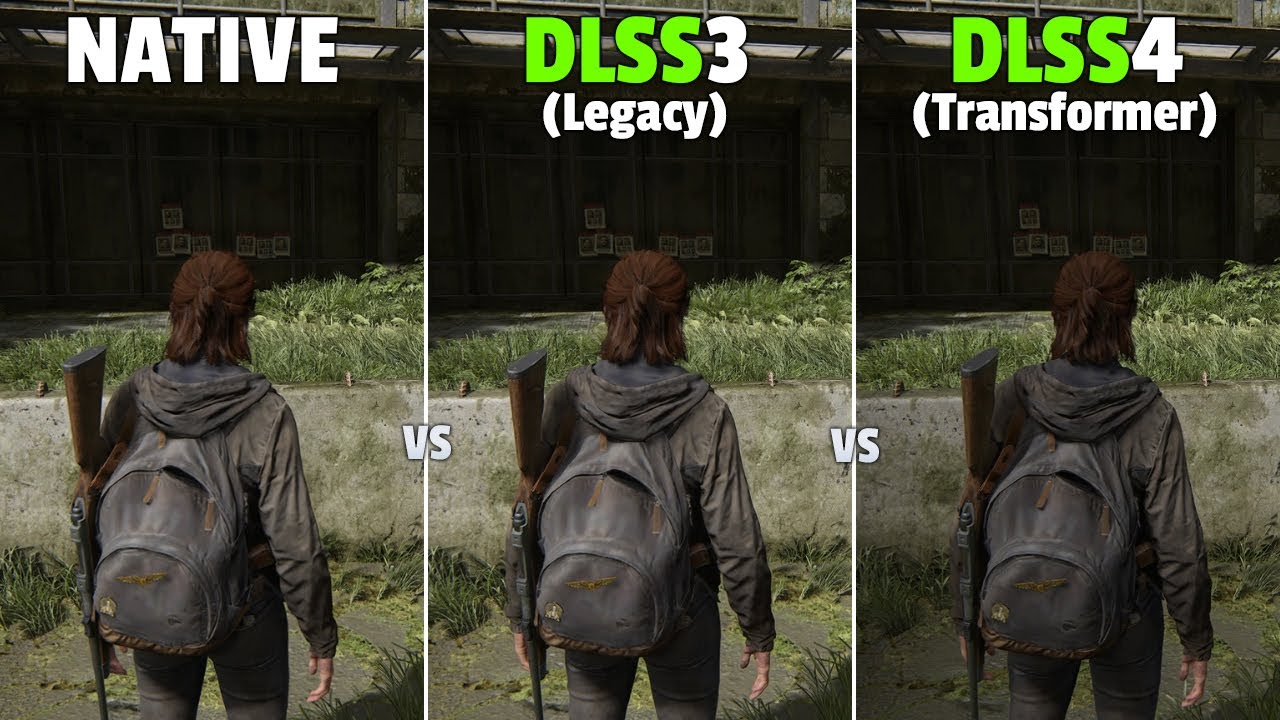 The Last of Us Part 2 – DLSS 3 Legacy vs DLSS 4 Transformer | Patch 1.4 ...