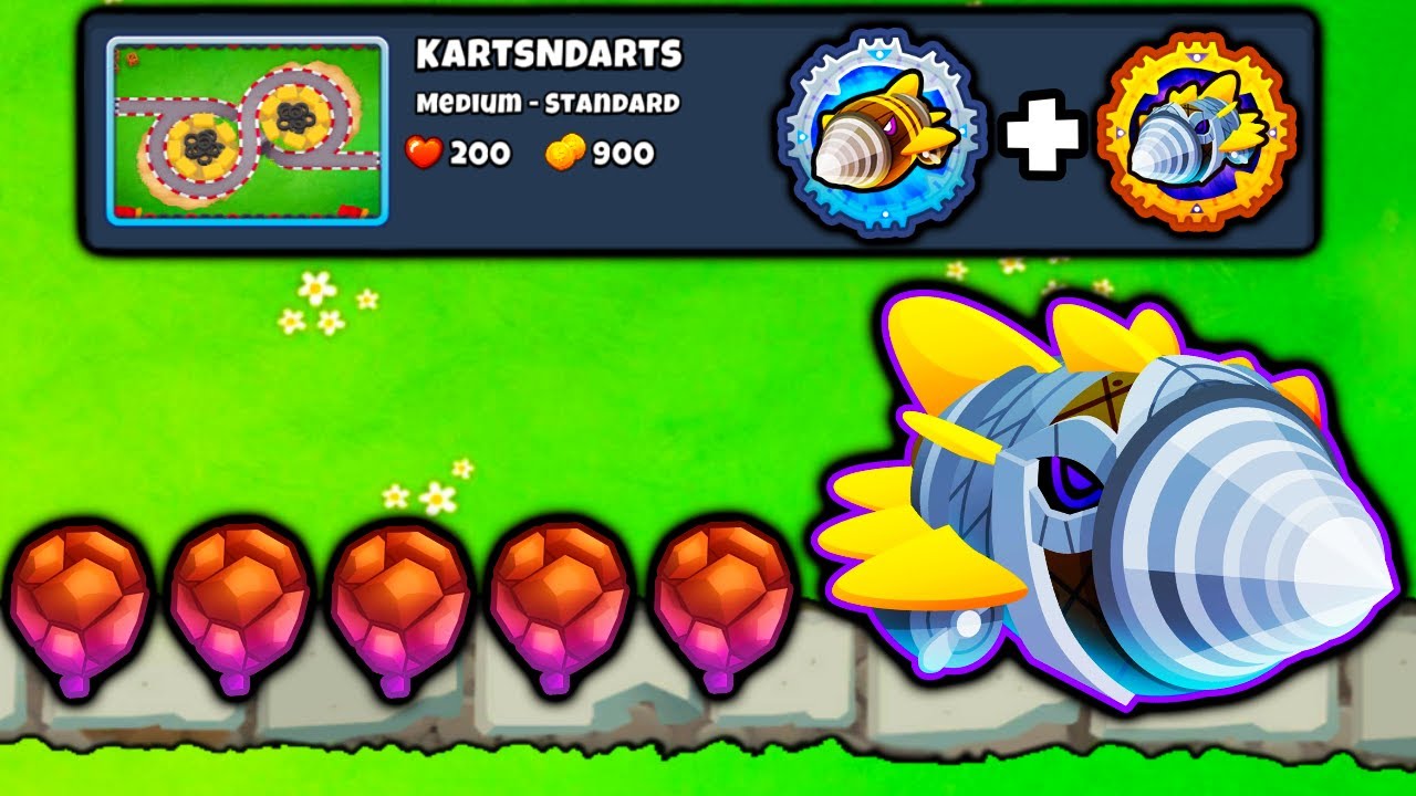 Normal + Elite Dreadbloon Boss on Karts and Darts In Bloons TD 6 - YouTube