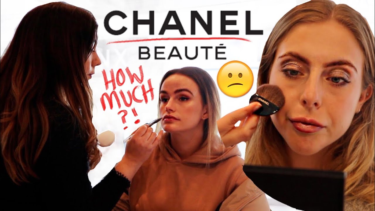 WE GOT OUR MAKE-UP DONE AT A CHANEL COUNTER... | Syd and Ell - YouTube