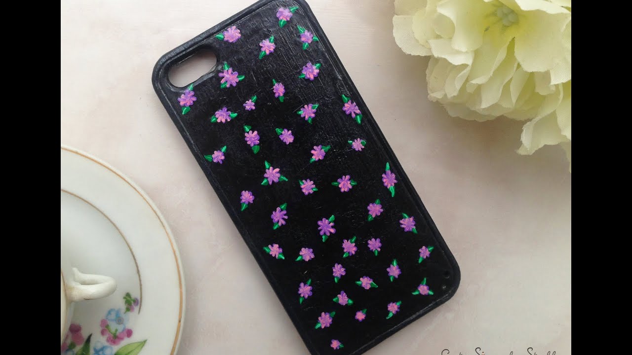 DIY Mini Floral Phone Case (Using Mod Podge + help needed!) - YouTube