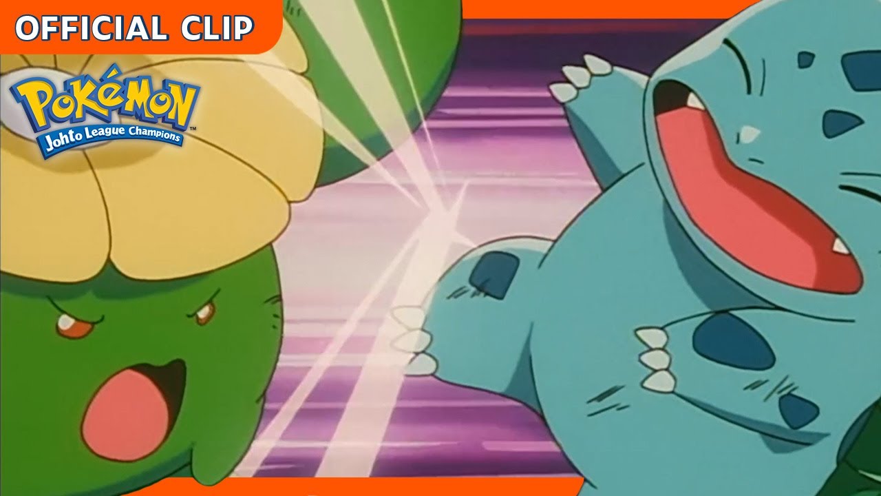 Bulbasaur vs. Skiploom | Pokémon: Johto League Champions | Official ...