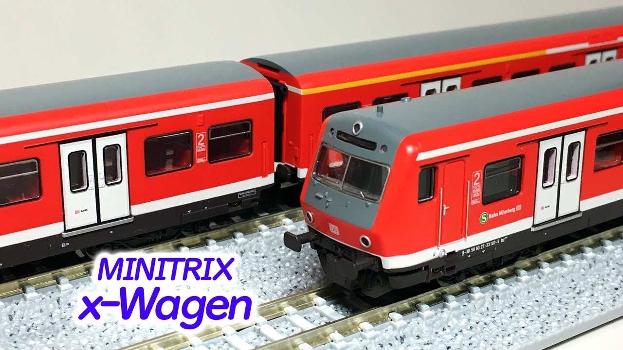 MINITRIX 15890,15490 Personenwagen-set "x-Wagen" für S-Bahn ...