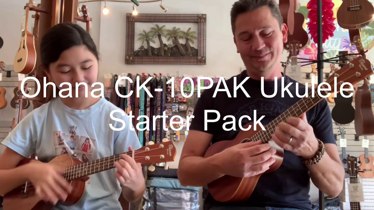 Ohana CK-10 Concert Ukulele Starter Pack at Aloha City Ukes - YouTube