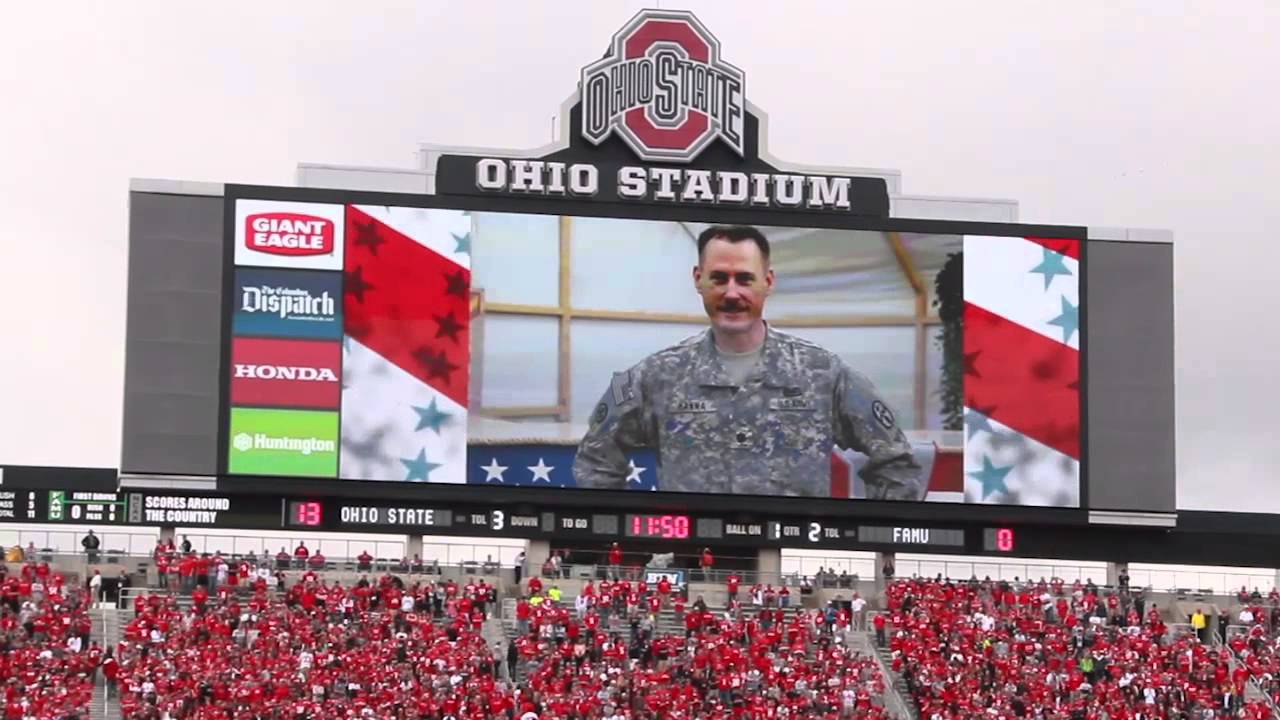 Ohio State Military Appreciation - YouTube