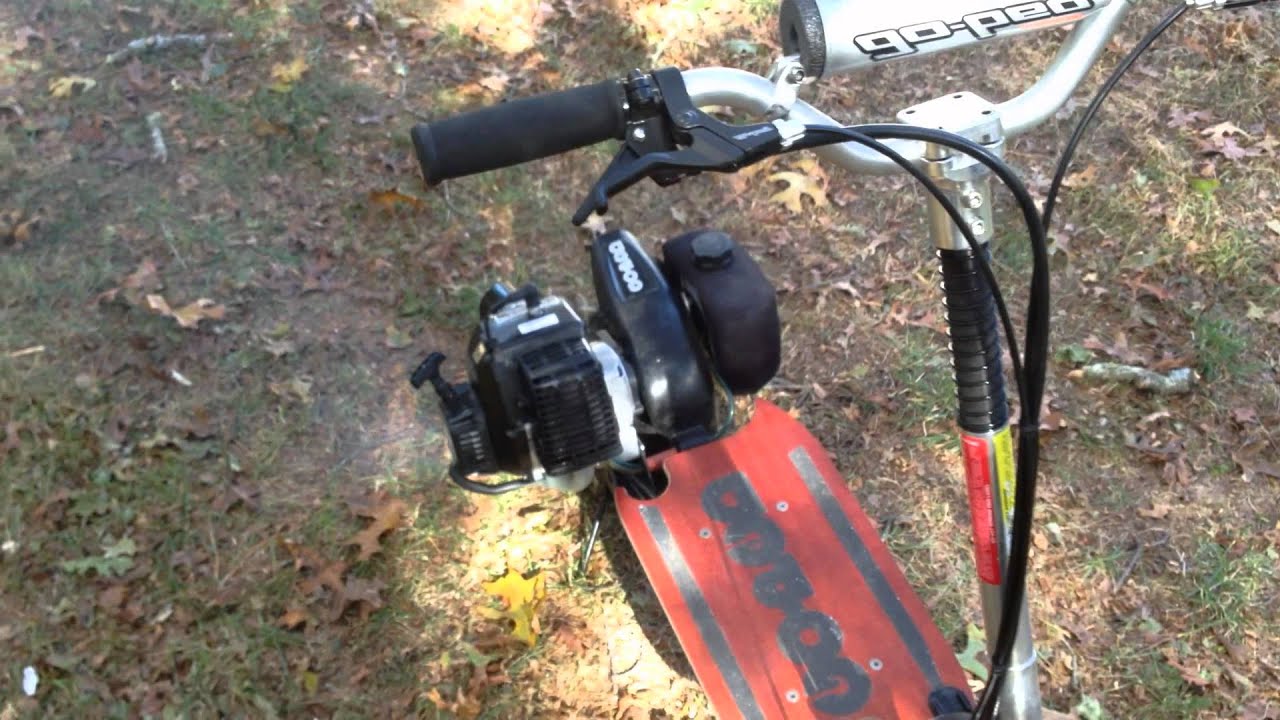 Go-Ped GTR 46i Engine Start and Walkaround - YouTube