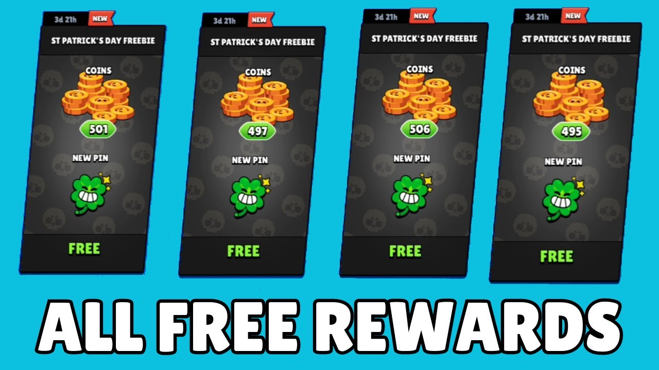 All Free Rewards in Brawl Stars | Collecting Free Rewards in Brawl ...