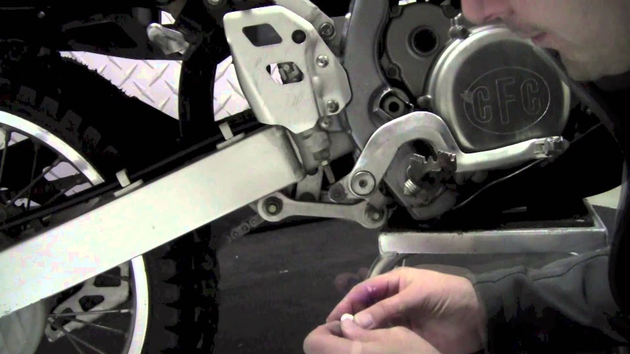 Zeta Rear Brake Clevis install on a Suzuki DRZ400S - YouTube