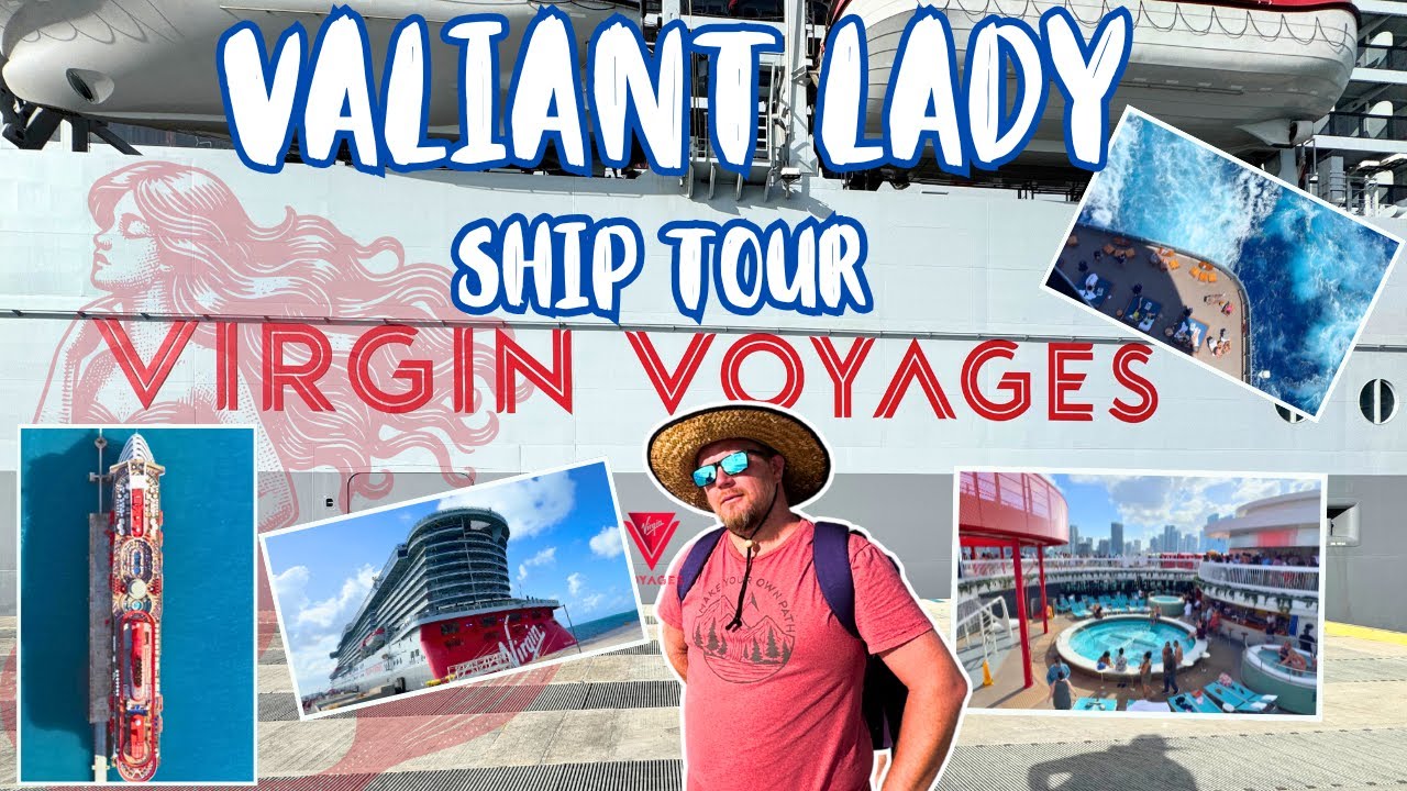 Complete Cruise Ship Tour of the Valiant Lady by Virgin Voyages | Deck ...
