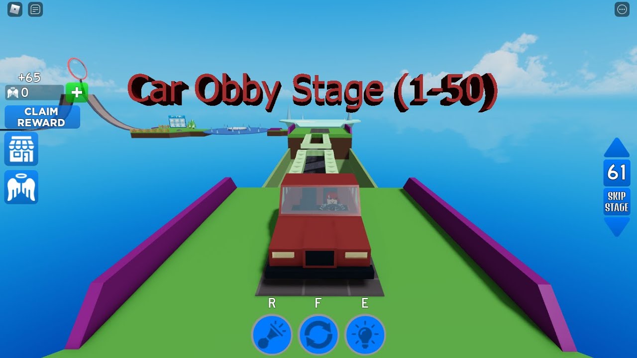 Car Obby Stage (1-50) - YouTube