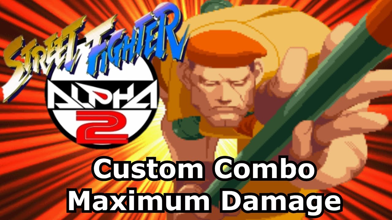 Street Fighter Alpha 2 - Rolento Custo combo Maximum Damage! - YouTube