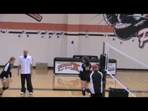 Volleyball Hitting at Net - YouTube